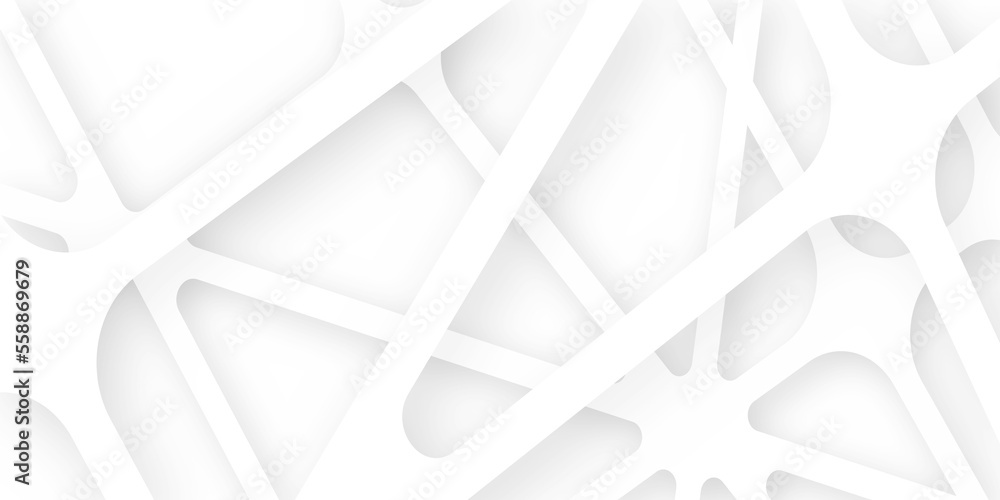 Abstract of white architectural structure pattern, Concept of future ...