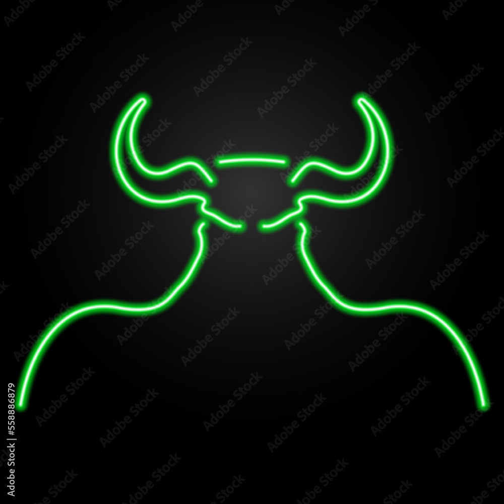 minotaur neon sign, modern glowing banner design, colorful modern ...