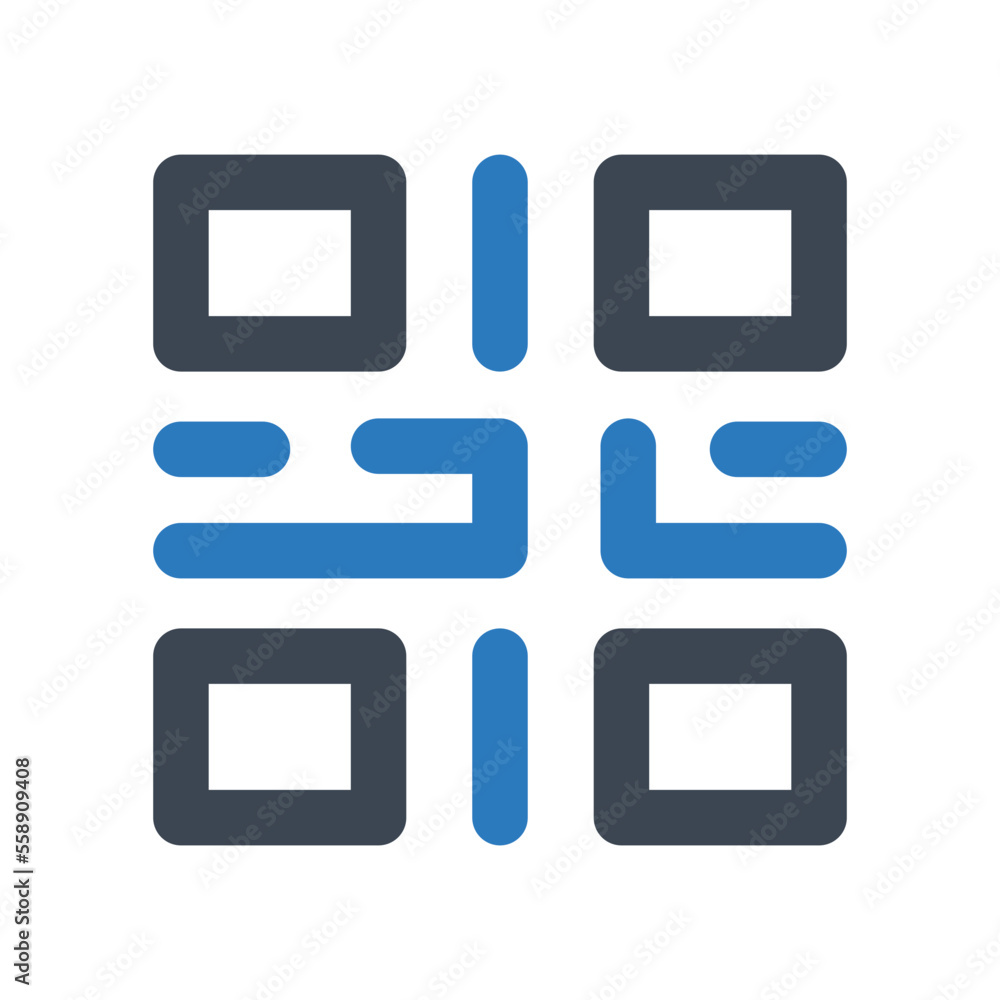 Qr code icon - vector illustration . Qr, Qr code, Scan, Code, Payment ...