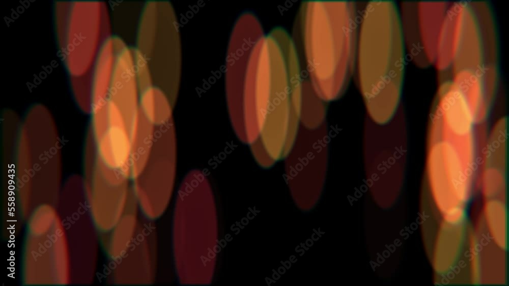 Gold ellipse shape motion animation background. 2D computer rendering ...