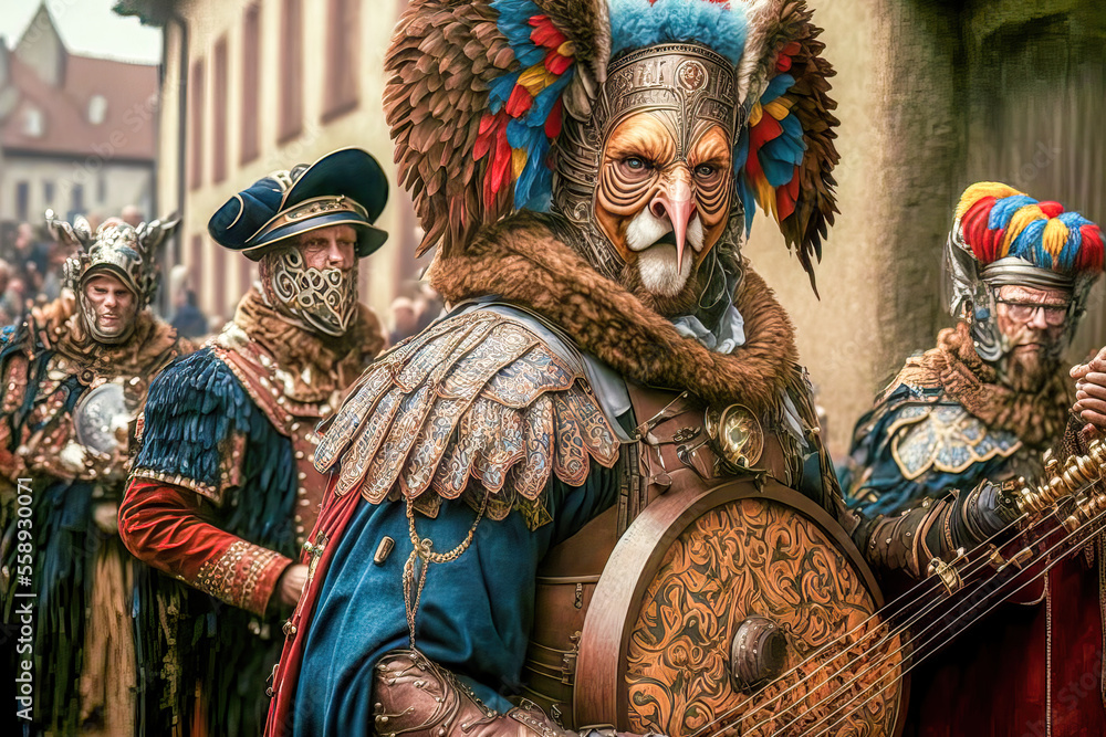 Fasching Karneval Masken und Umzüge Regionaler Karneval in Deutschland ...