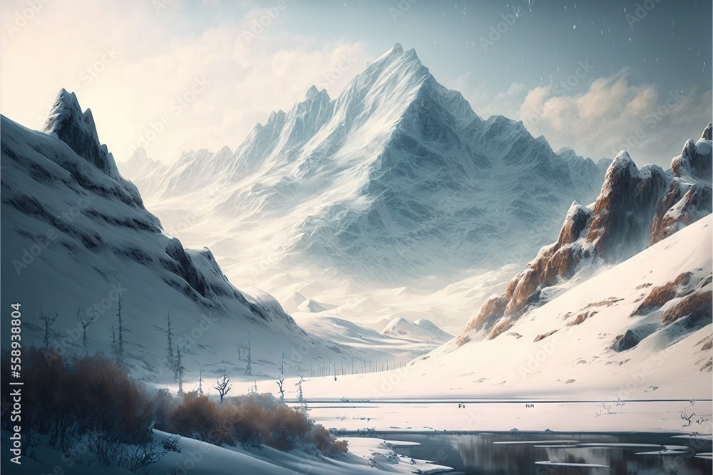 Snow Capped Mountains Wallpapers