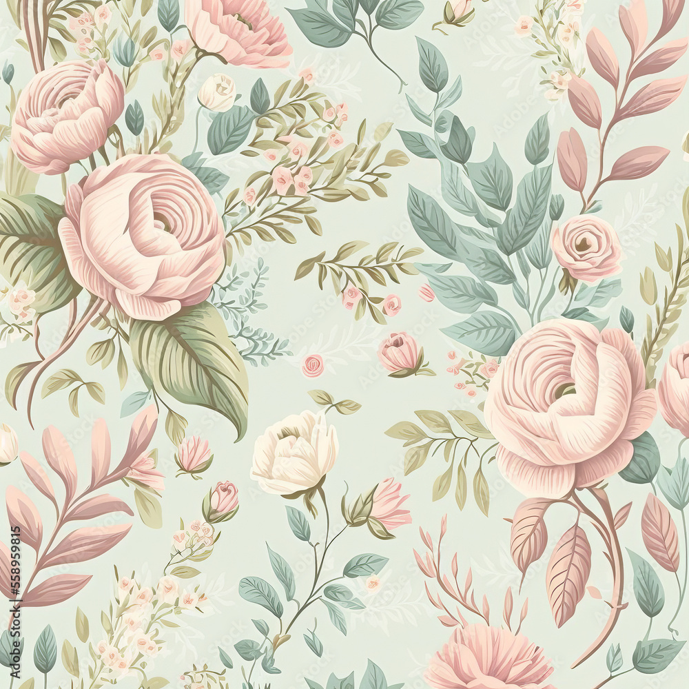 Bold Flower Designs for Card, Packaging, Home Decoration Stock ...