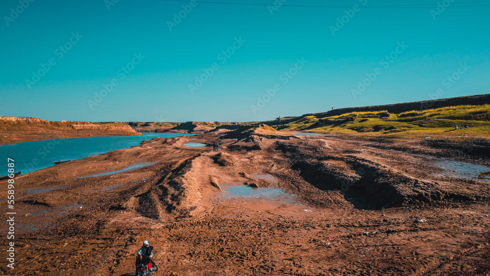 river in the morning,Mangla Dam Mirpur Azad Kashmir,Rathoya Haryam ...