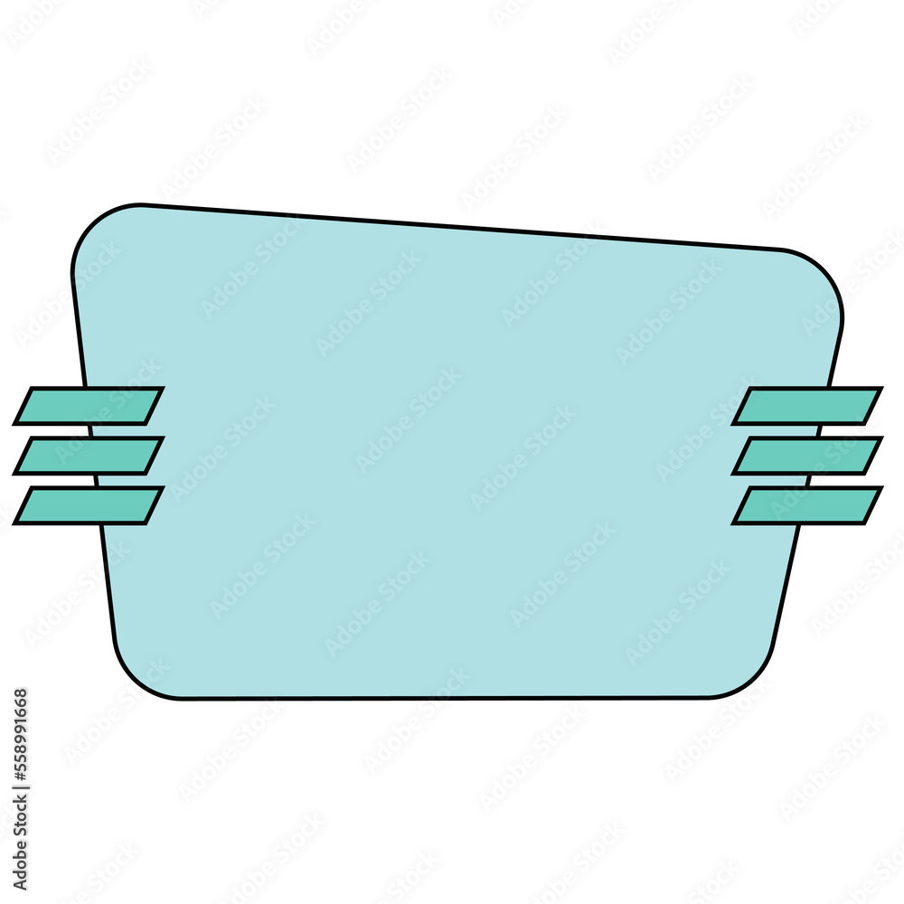 Retro 50's Diner Googie Shape Stock Illustration | Adobe Stock