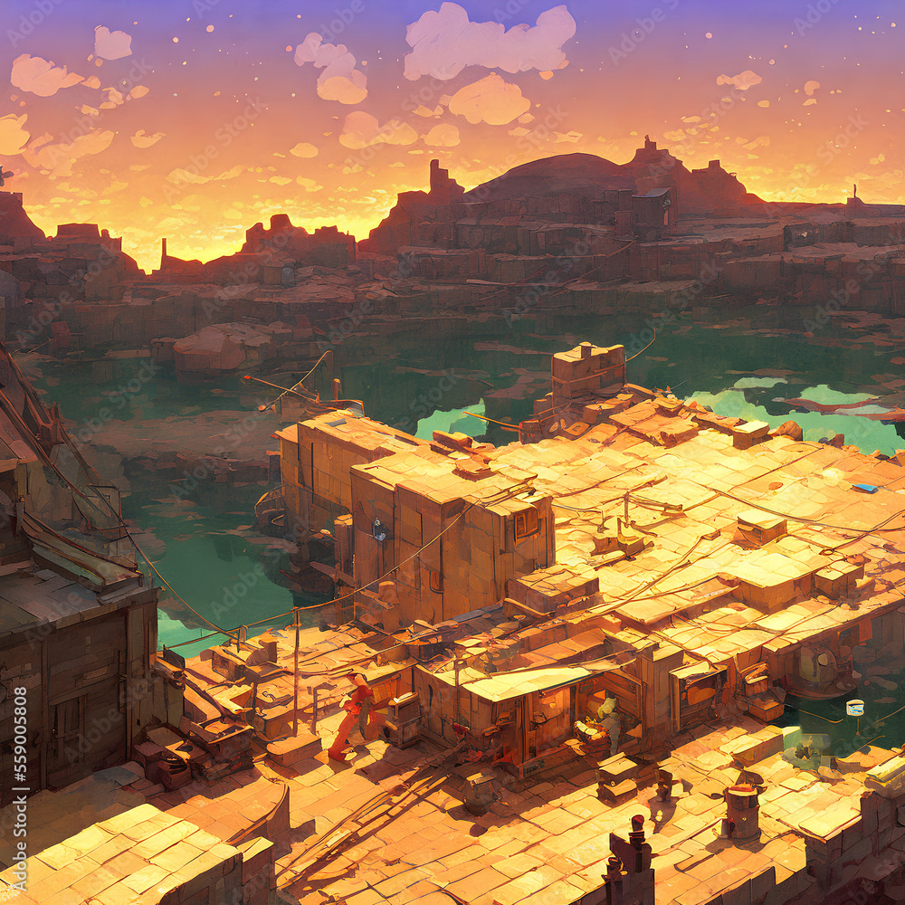 Gold Extraction Mine 02- Background for Level Design, RPG and Indie ...