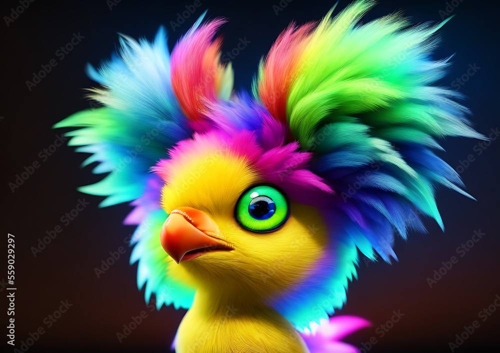 Generative AI: birds, birds flying, rainbow, Angry Birds, birds nest ...