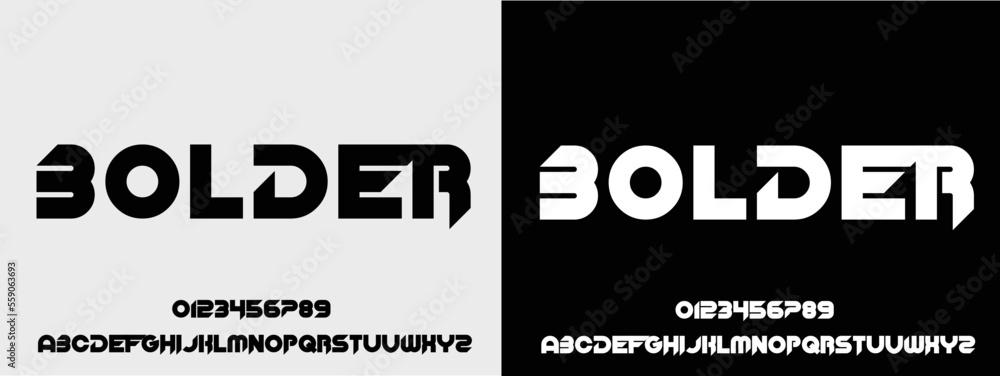 BOLDER Modern Bold Heavy Font. Typography urban style alphabet fonts ...