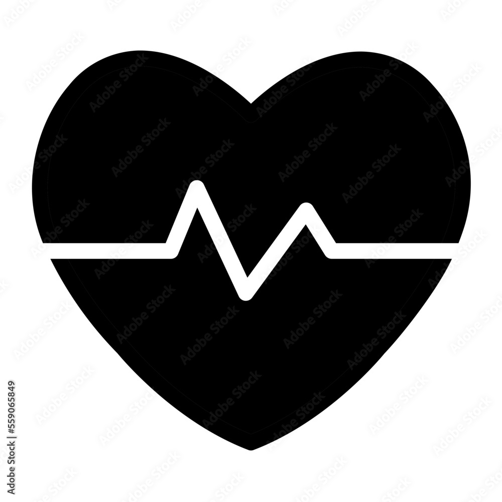 heart rate icon Stock Vector | Adobe Stock