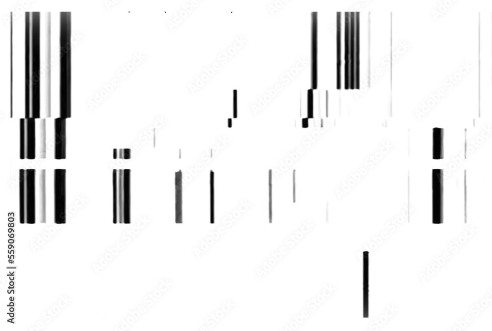 Horizontal distortion of broken video image on transparent background ...