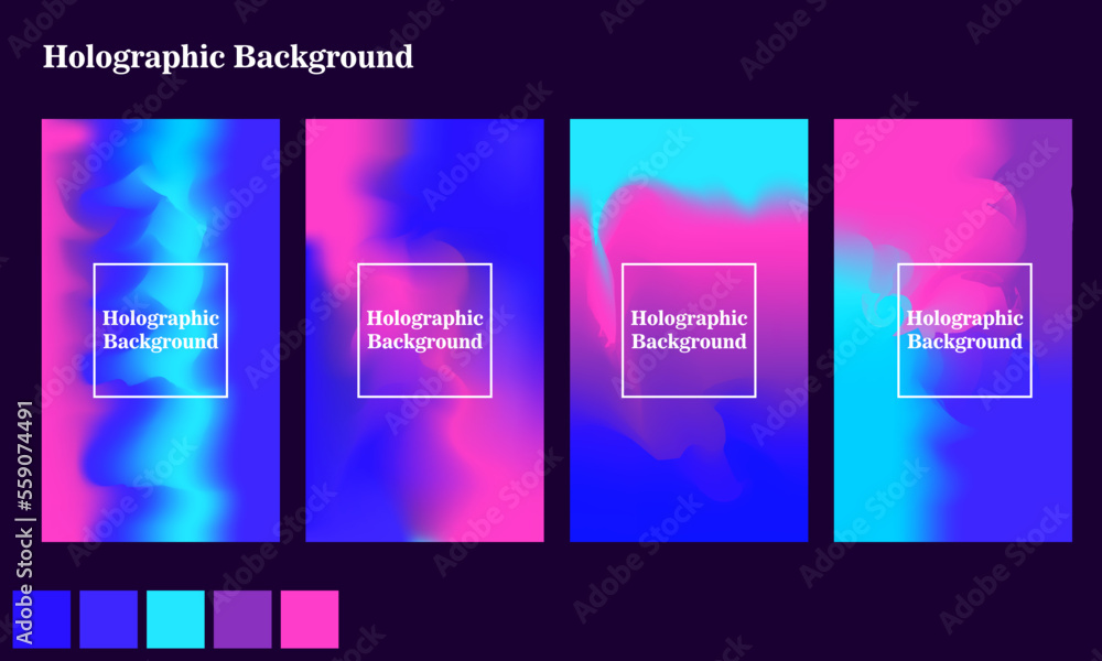 holographic background template desain good for website, design ...