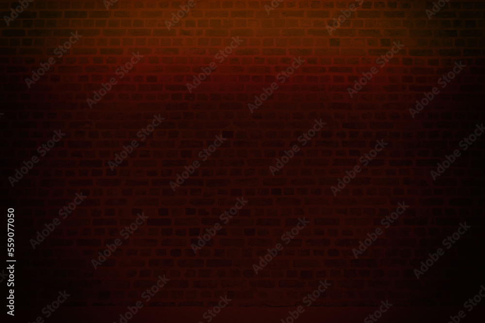 Phlox Brick Wall Texture for Background with Scarlet Sage Red Neon ...