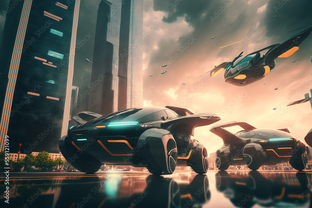 Future Lamborghini Flying