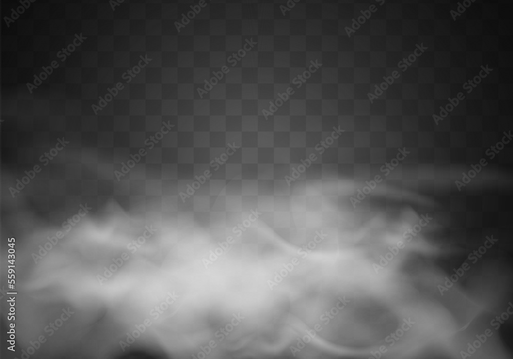 Special effect of steam, smoke, fog, clouds. Abstract gas on ...