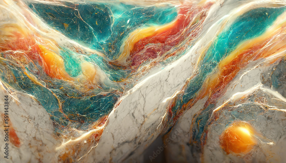 Splendid vibrant color marble luxury abstract background, wavy texture ...