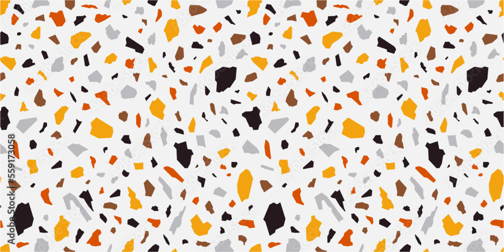 Terrazzo seamless patterns. Terrazzo seamless pattern. Collection of ...