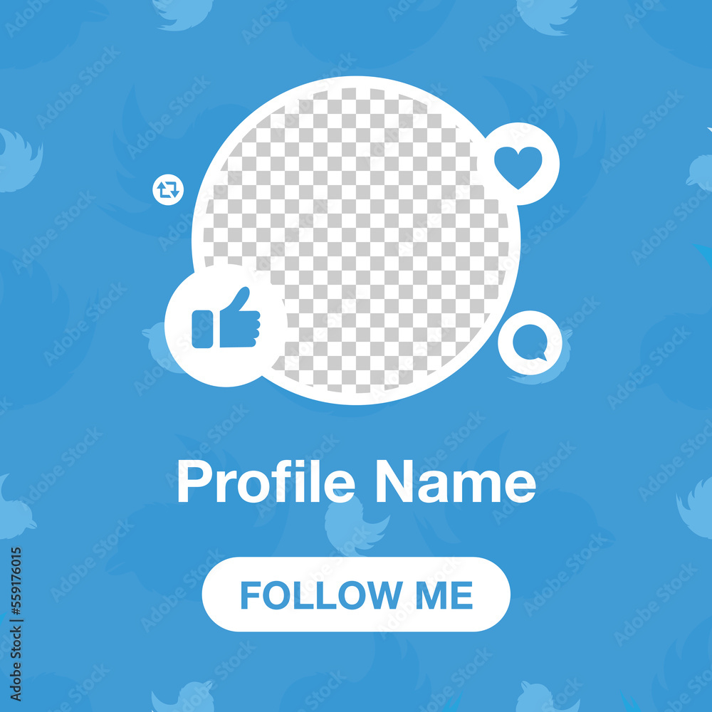 Social Media Post and profile banner. Display your profile picture and ...
