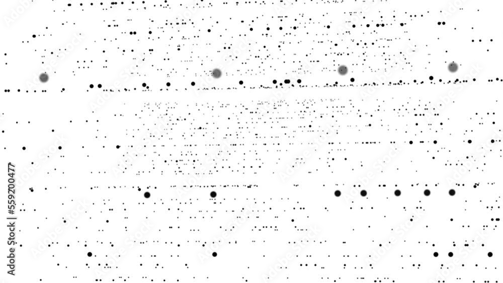 Vidéo Stock A stream of dots on a white background of 4k motion ...