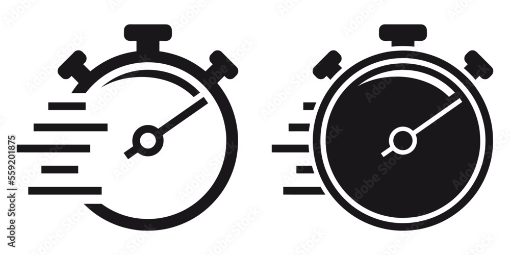 ofvs298 OutlineFilledVectorSign ofvs - stopwatch vector icon . timer ...