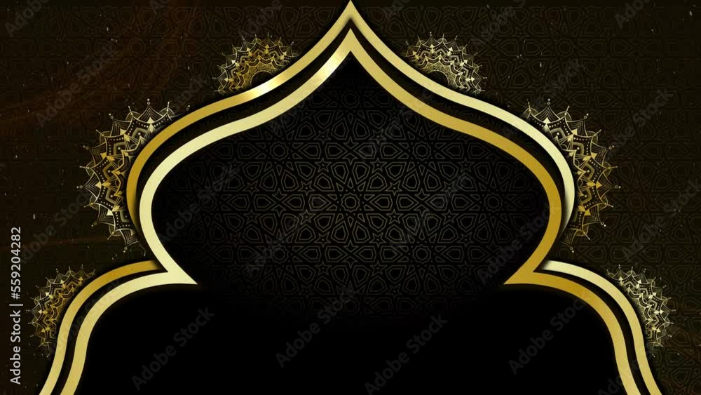 animated islamic background For Quranic recitations , islamic template ...
