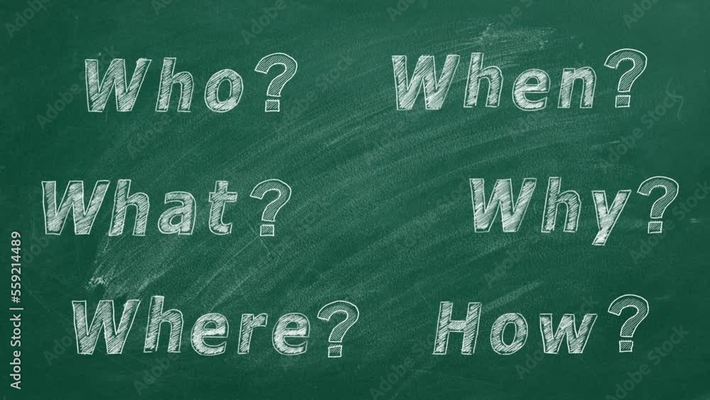 Six Most Common Questions Who What Where When Why How With six-most-common-questions-who-what-where-when-why-how-with