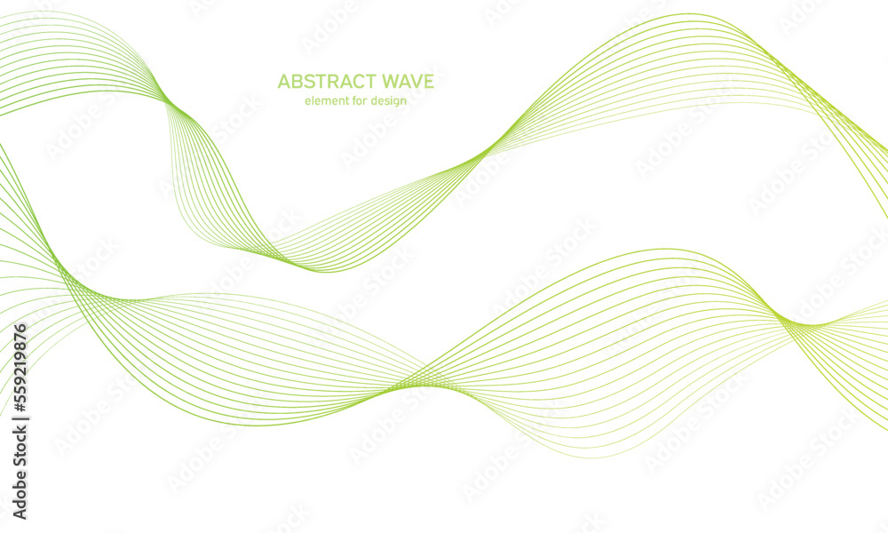 Abstract colorfull wave element for design. Digital frequency track ...