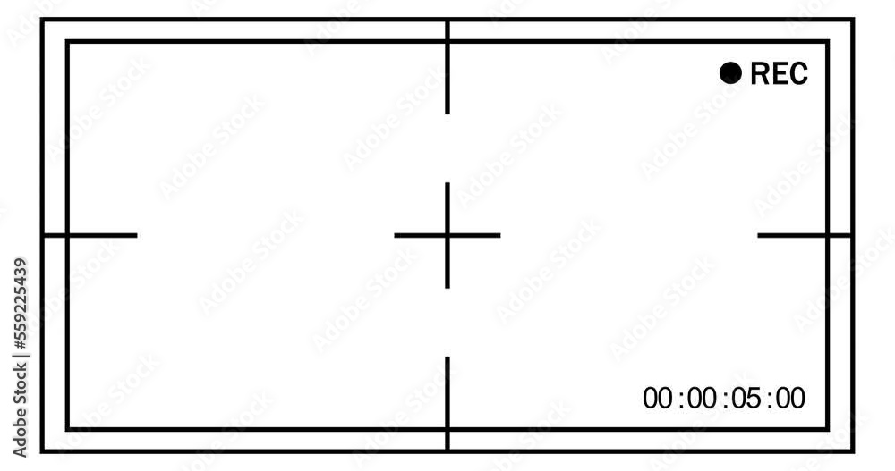 Video camera screen. video camera display. Camera recording screen ...