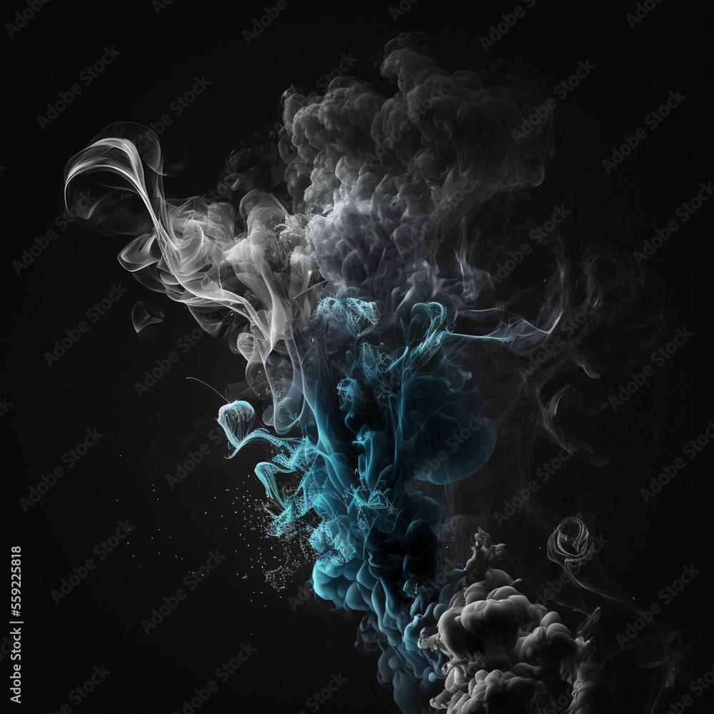 Photorealistic smoke photoshop effect. png texture, design asset, high ...