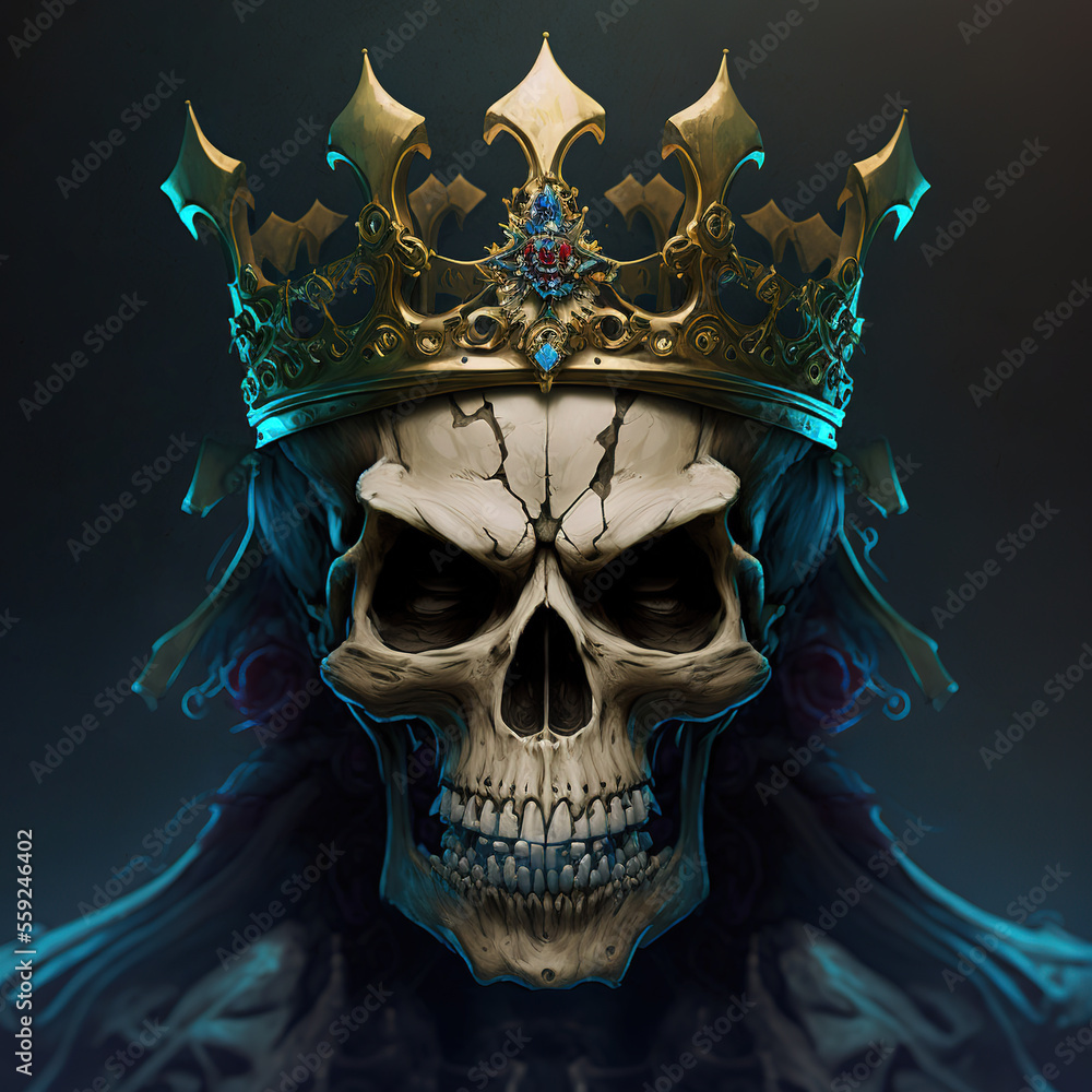 king of shadows, skeleton, skull, horror, evil, demon, zombie, ghost ...