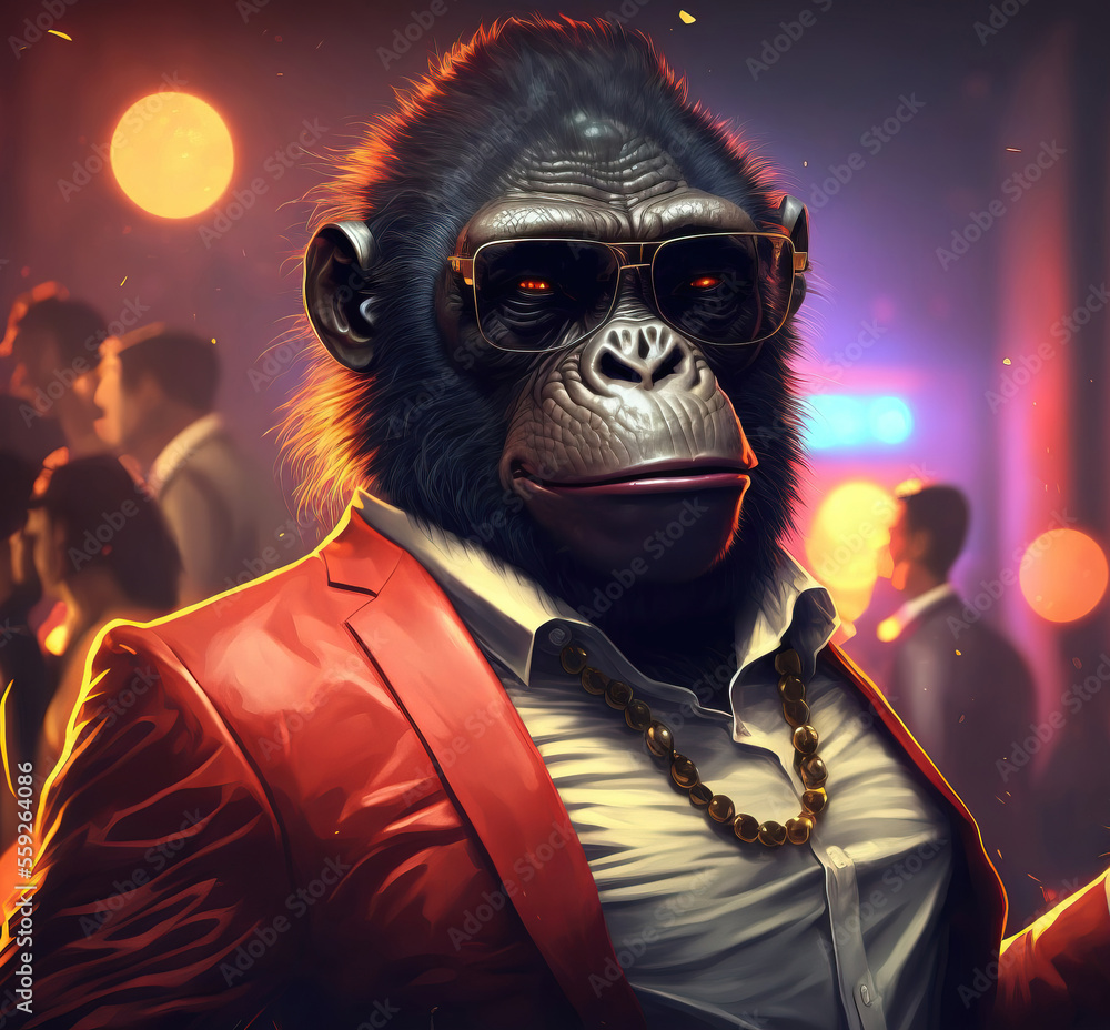 Cool Monkey With Sunglasses