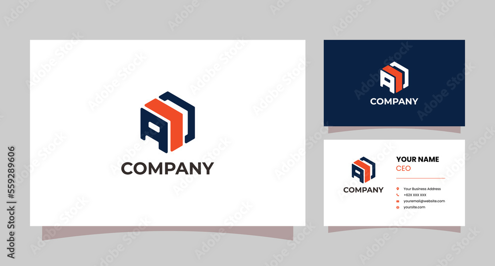 Logo combination of letter A and building is suitable for property ...