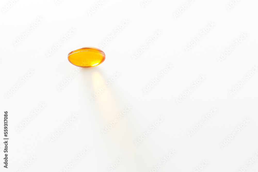 Soft gel, Close up of oil filled capsules, suitable for presenting food ...