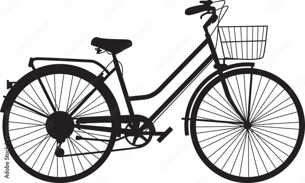 Lady Cycle, Woman bicycle riding cyclist in silhouette, cycle, lady ...