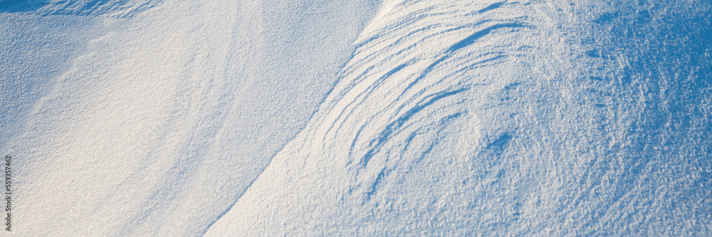 Beautiful winter background with snowy ground. Natural snow texture ...