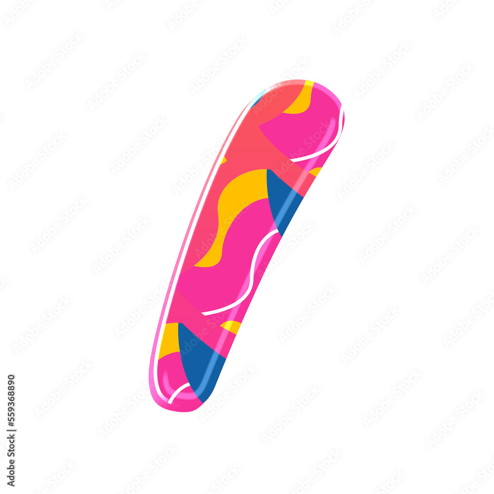 Colorful pink party alphabet set, includes font or letters in both ...