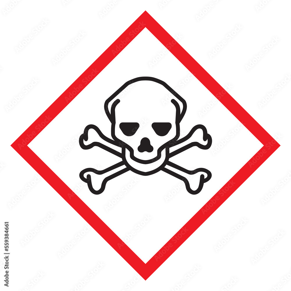 GHS Acute Toxicity Symbol vector illustration Stock Vector | Adobe Stock