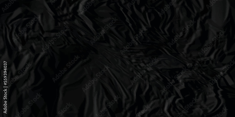 Black paper texture . Dark black wrinkled paper texture. Black crumpled ...