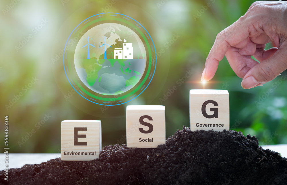 ESG Carbon neutrality on a net basis. In business, the hand of ...