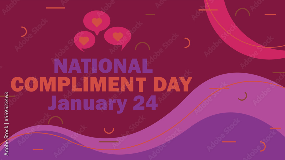 Vector banner design celebrating National complement day every january ...