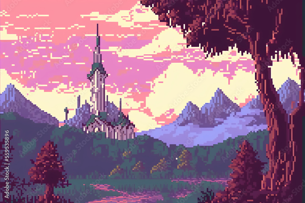16 Bit Landscape