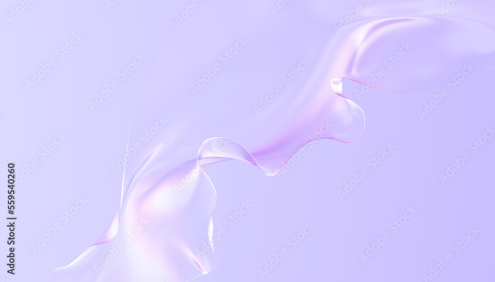 3d render modern cloth background. Cloth background with transparency ...