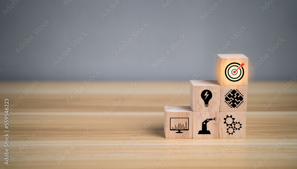 Action plan, Goal and target, success and business target concept ...