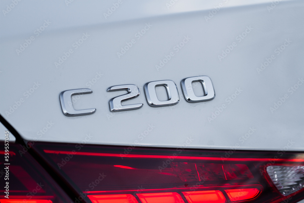 MOSCOW, RUSSIA - FEBRUARY 02, 2022. Mercedes-Benz C-Class 200 (W206 ...