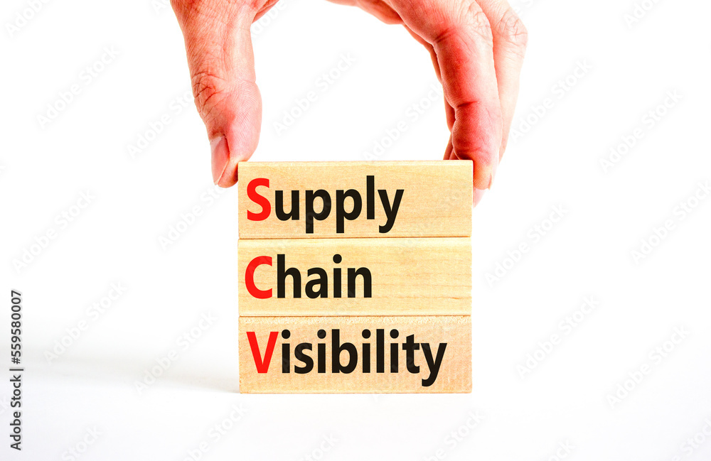 SCV supply chain visibility symbol. Concept words SCV supply chain ... SCV supply chain visibility symbol. Concept words SCV supply chain ...