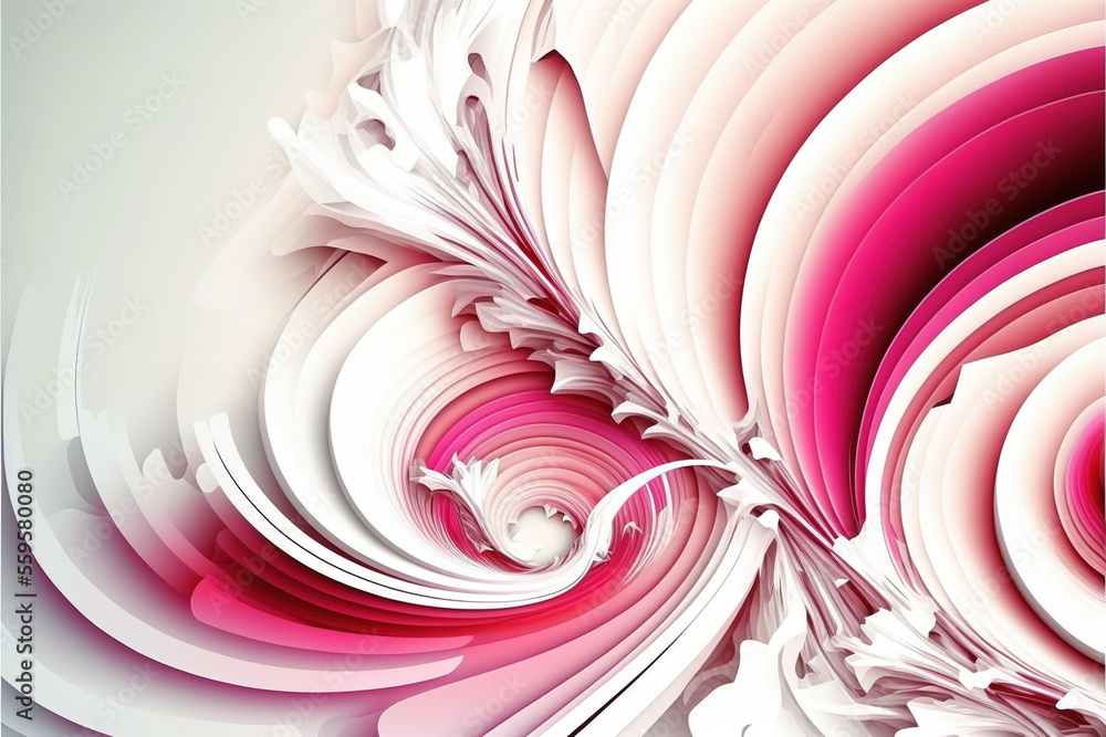 pink 3d design background structure on white background, created with ...