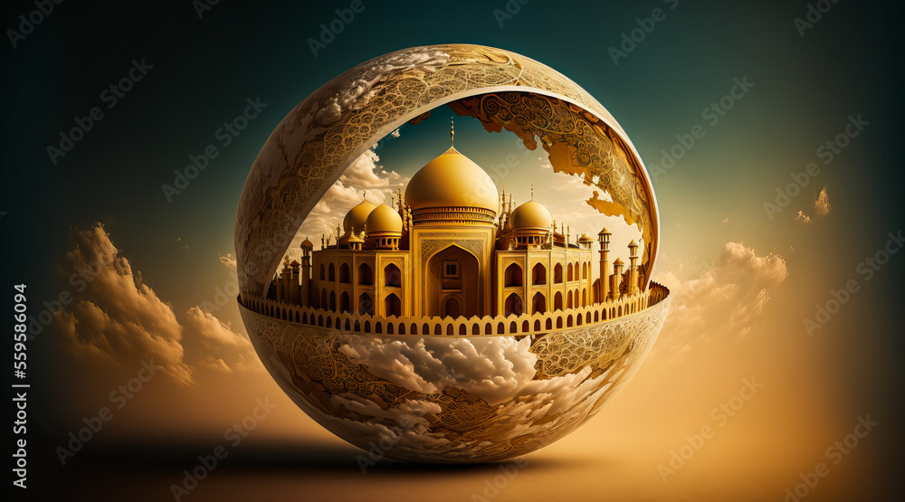 A ray of golden light illuminates this mysterious sphere, which offers ...