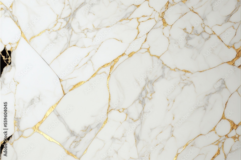 Calacatta marble with golden veins texture background Stock ...