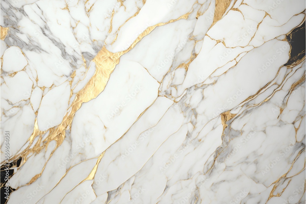 Calacatta marble with golden veins texture background Stock ...