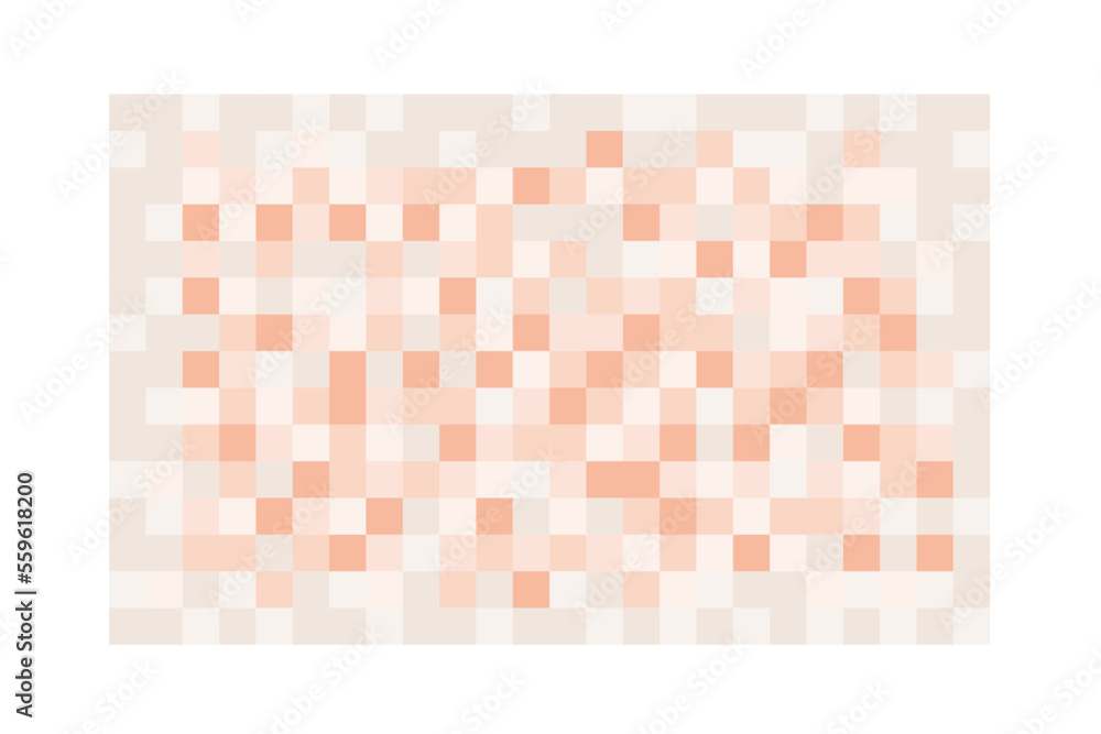Vetor de Censor blur effect. Skin tone colored pixel texture on ...