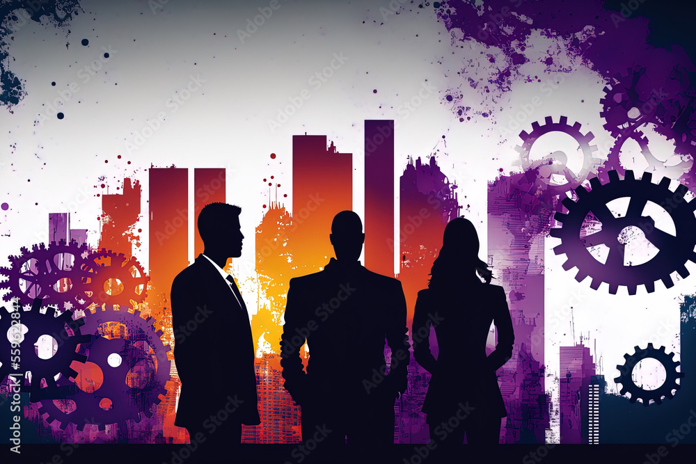 Universal technology wallpaper with an abstract background including ...